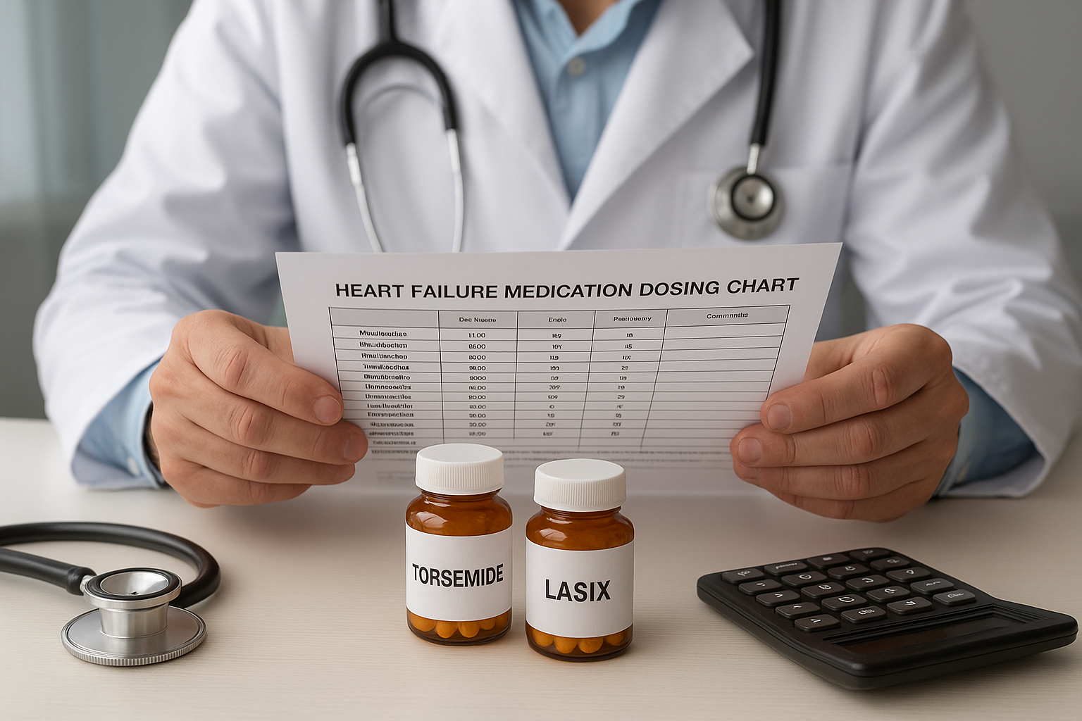 Torsemide to Lasix Conversion: 2025 Simple Dose Chart